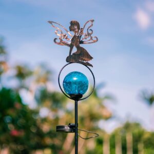 vewostar outdoor solar light fairy decor path light solar light stake for garden patio yard