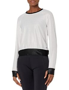 spalding women's breathable mesh long sleeve pullover shirt