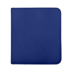 ultra pro e-15740 ultra pro-12 pocket zippered pro binder-blue (blue)