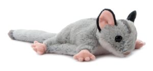 the petting zoo sugar glider stuffed animal plushie, gifts for kids, wild onez wildlife animals, sugar glider plush toy 9 inches