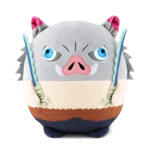 zifunmur anime plush doll toy tanjirou nezuko stuffed plushie figures keychain decoration kids gifts halloween cosplay props (hashibira inosuke, 20cm/7.87inch)