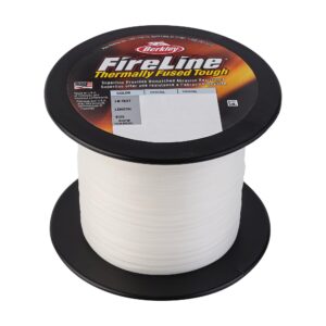 berkley fireline® superline, crystal, 8lb | 3.6kg, 1500yd | 1371m fishing line, suitable for freshwater environments