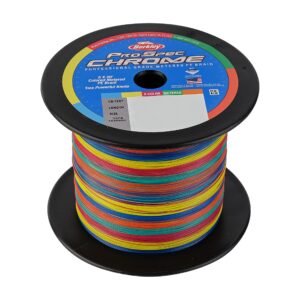 berkley prospec chrome 5x20' metered braid fishing line, 1500yd | 1372m