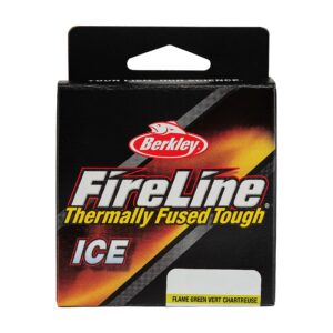 berkley fireline® superline, flame green, 8lb | 3.6kg, 50yd | 45m fishing line, suitable for freshwater environments