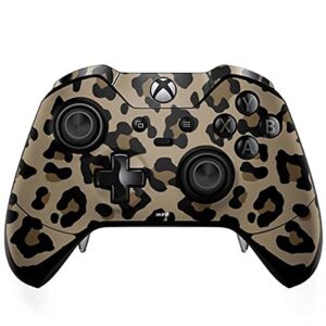 skinit decal gaming skin compatible with xbox one elite controller - officially licensed originally designed leopard print design