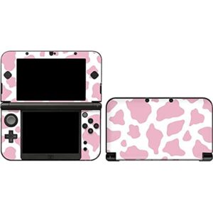 skinit decal gaming skin compatible with 3ds xl 2015 - officially licensed originally designed pink cow print design