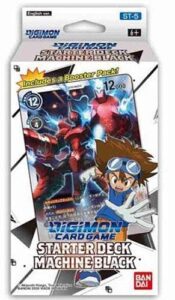 digimon card 2021 digimon english tcg starter deck: machine black - per deck of 54 cards