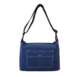 women denim tote bag denim shoulder bag hobo crossbody handbag casual school work beach bag(a03)