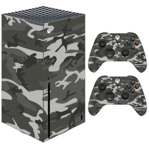 vwaq camo skin designed to fit xbox series x console and controllers - xsrsx14