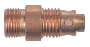 miller electric collet body, copper, 0.040-1/8 in, pk2, (pack of 3)