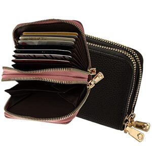 tessem double zipper wallet travel accessories wallets card sets of wallet zero wallet youth fashion wallet purse women's gift