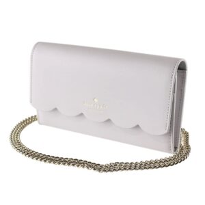 kate spade new york gemma wallet on a chain shoulder bag (white dove)