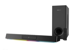 creative sound blaster katana v2 rgb true 5.1 multi-channel gaming soundbar with subwoofer, ft. tri-amplified 5-driver design and super x-fi technology, sxfi battle mode