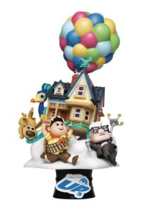 beast kingdom disney’s up ds-100 d-stage statue, multicolor