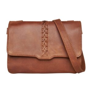 lady conceal concealed carry jolene leather crossbody organizer (mahogany)