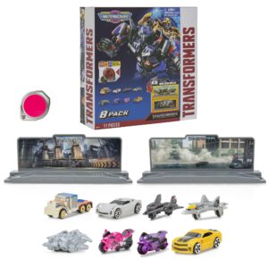 micro machines transformers revenge of the fallen set - 8 highly detailed vehicles - autobots - decepticons - more than meets the eye - amazon exclusive