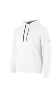 mizuno challenger hoodie, white, large