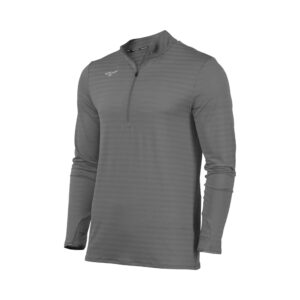 mizuno men's athletic eco 1/2 zip, quiet shade, xx-large