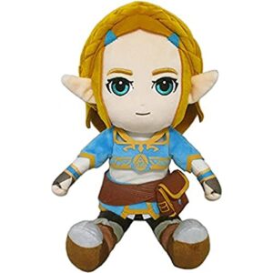 little buddy 1812 the legend of zelda breath of the wild botw princess zelda plush, 12", multicolor