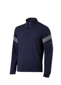 mizuno mens adult hitting jacket, navy-shade, large us