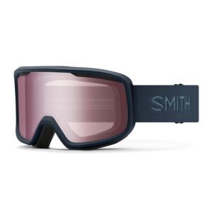 smith optics frontier unisex snow winter goggle - french navy, ignitor mirror