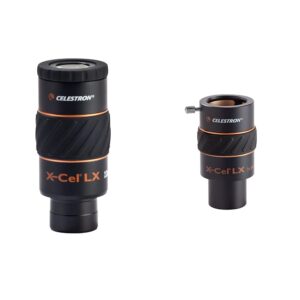 celestron x-cel lx series eyepiece - 1.25 2.3mm 93420 & 93428 x-cel lx 1.25-inch 3x barlow lens (black)