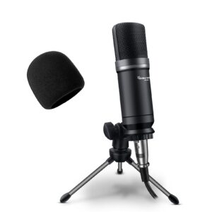 hayner-seek podcast studio microphone condenser mic podcast equipment bundle with 3.5mm audio xlr cable