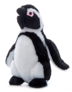 the petting zoo african blackfoot penguin stuffed animal plushie, gifts for kids, wild onez zoo animals, penguin plush toy 9 inches