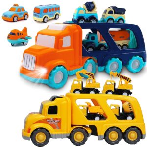 nicmore toys for 1 2 3 4 5 6 year old boys, kids toys car for girls boys toddlers, transport carrier truck for age 3-9 boys party christmas festival gifts for boys toddler toys age 2-4