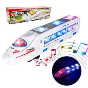 yjmyyx toys for 3-12 year old boys, electric train toys with 3d light & music, perfect christmas birthday gifts for 3 4 5 6 7 8 year old kids, boys & girls