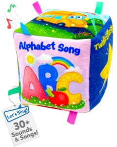 move2play turn2learn, nursery rhymes sing-a-long cube, gift for babies 6-18 months old