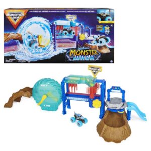 spin master 6060160 monster jam 1t64 truck wash playset