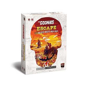 the goonies: escape with one-eyed willy’s rich stuff - a coded chronicles game | escape room game for kids & adults | featuring puzzles and goonies characters | officially licensed escape room game