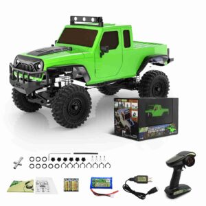 panda hobby rc rock crawler 4x4,rc crawler 1/18 4wd off road rc cars,rtr remote control car for adults,1:18 scale rc truck cruiser vehicle,waterproof all terrains hobby rc model car,tetra18 x1t,green