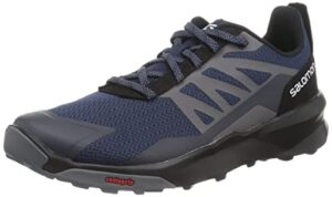 salomon patrol hiking shoes for men climbing, mood indigo/black/quiet shade, 12