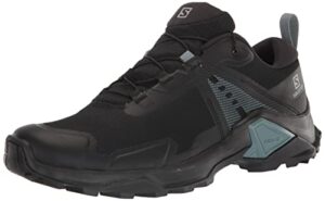 salomon men's x raise 2 climbing shoe, black/black/trooper, 10.5