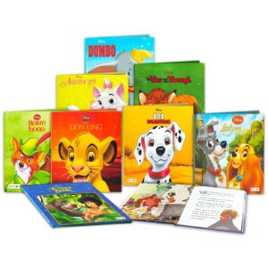 disney classic storybook collection for toddlers kids ~ 8 disney books bundle featuring dumbo, lion king, the jungle book, 101 dalmatians and more | disney bedtime book stories set