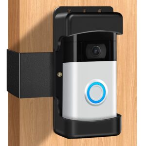 video doorbell holder for apartment door, no-drill, anti-theft, camera holder mount for home rentals office