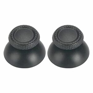 2x analog thumb sticks replacement compatible with sony playstation 5 ps5 controller black