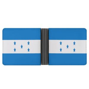 buonota honduras flag 2023 new men's short bi-fold wallet