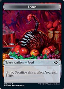 magic: the gathering - food token (018) - modern horizons 2