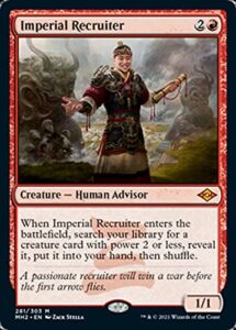 magic: the gathering - imperial recruiter (281) - modern horizons 2