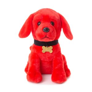 clifford the big red dog plush toy collectable - based off of clifford live action movie - officially licensed children’s book plush doll - pbs educational toy for adult, teens, kids - 11” tall plush