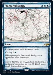 magic: the gathering - fractured sanity (336) - showcase (sketch art) - modern horizons 2