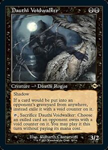 magic: the gathering - dauthi voidwalker (397) - retro frame - modern horizons 2