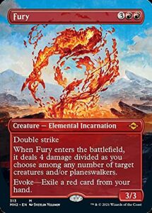 magic: the gathering - fury (313) - borderless - modern horizons 2