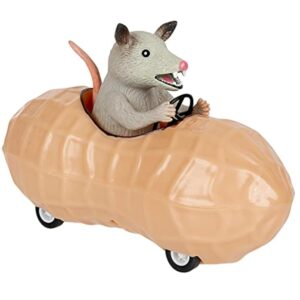 mcphee archie possum in a peanut pull back toy car (12967)