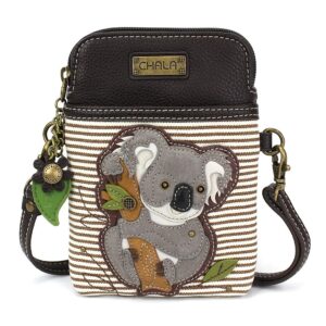 chala handbags koala cellphone crossbody handbag