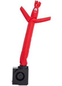 gener8 inflatable waving guy desktop mini wacky tube man 17 inch, red, small