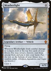 magic the gathering - weatherlight - the list